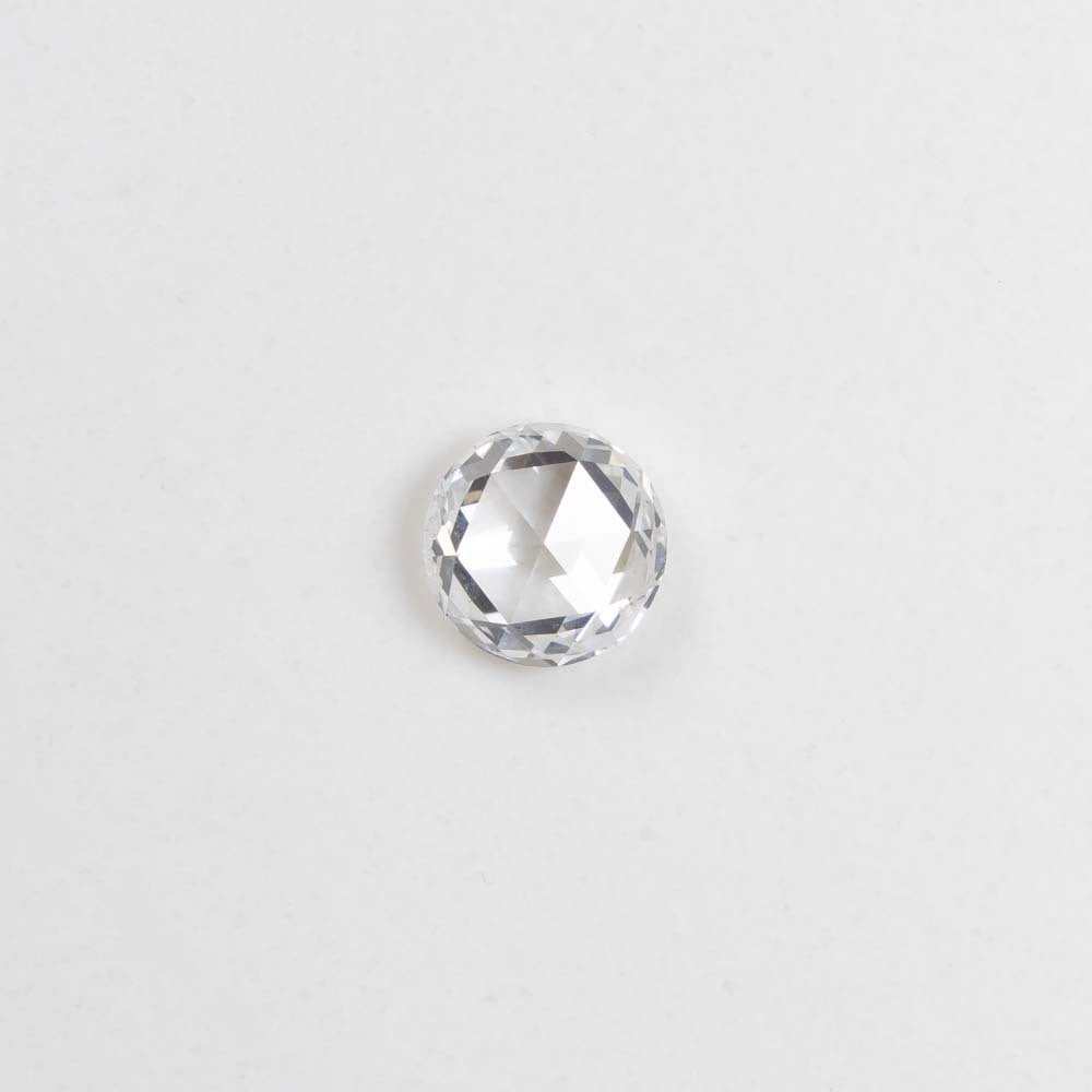 ROSE CUT DIAMOND 0.47ct D SI1 4.8mm LOOSE NATURAL EARTH MINED ROUND 1/2 ...