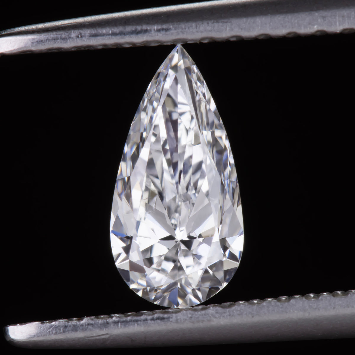 0.50ct PEAR SHAPE DIAMOND GIA CERTIFIED E SI2 LONG TEARDROP CUT LOOSE ...