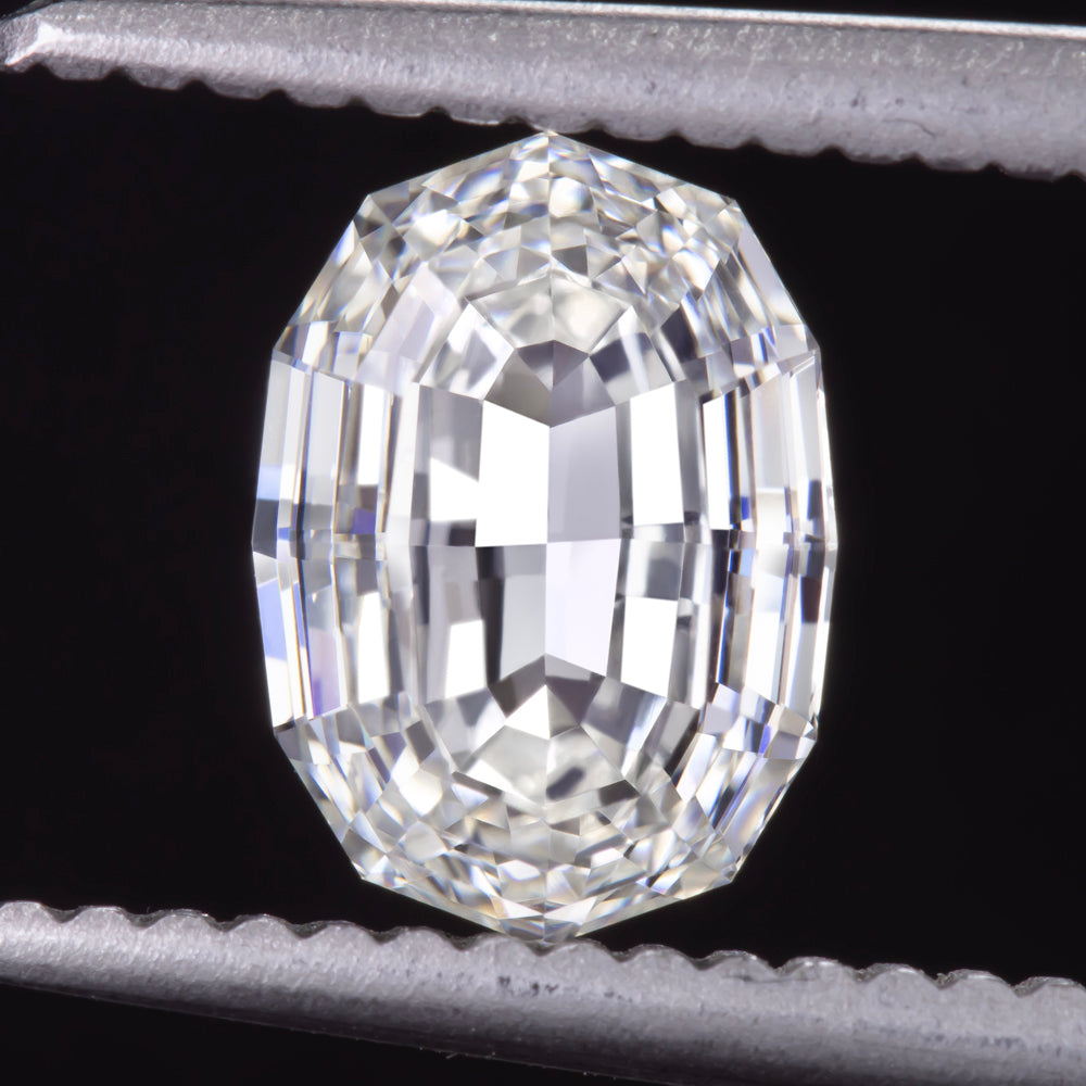 1.5ct GIA CERTIFIED I FLAWLESS DIAMOND OVAL STEP CUT LOOSE NATURAL ...