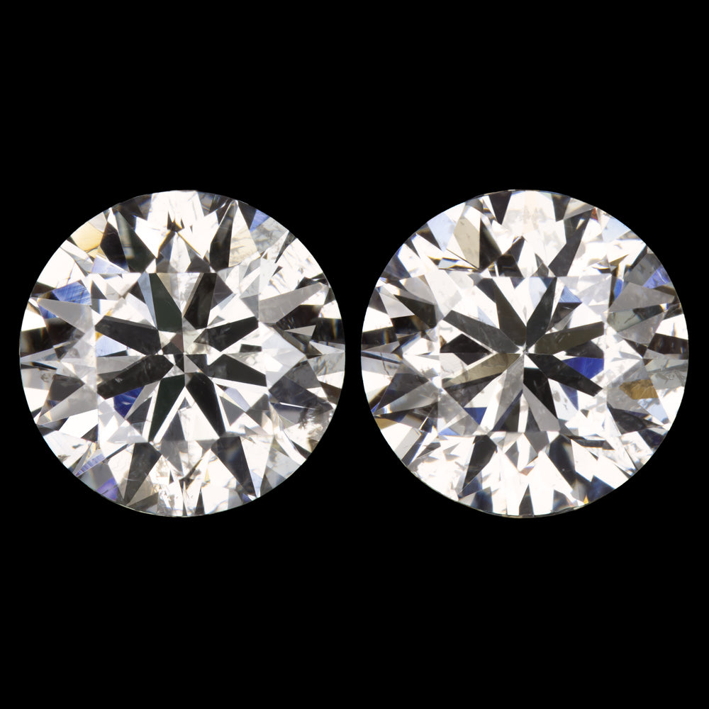 1 CARAT NATURAL DIAMOND STUD EARRINGS VERY GOOD ROUND BRILLIANT CUT ...