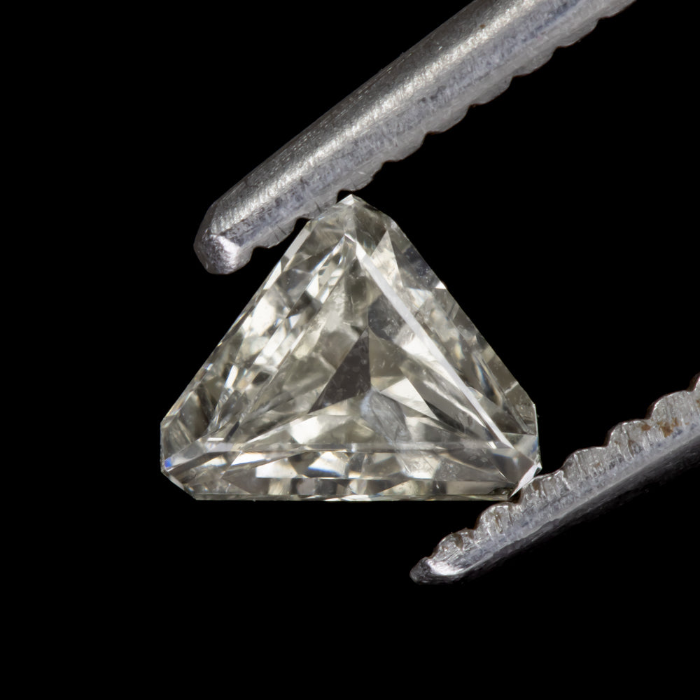 0.43ct TRILLION CUT LOOSE DIAMOND NATURAL STRAIGHT EDGE TRIANGLE SHAPE ...