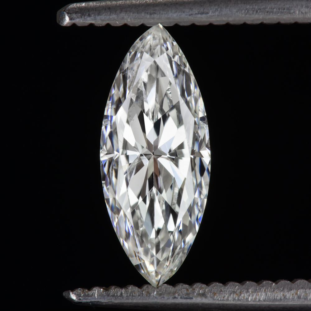 1.31c G-H SI2 VINTAGE MARQUISE SHAPE CUT DIAMOND LOOSE NATURAL ESTATE ...