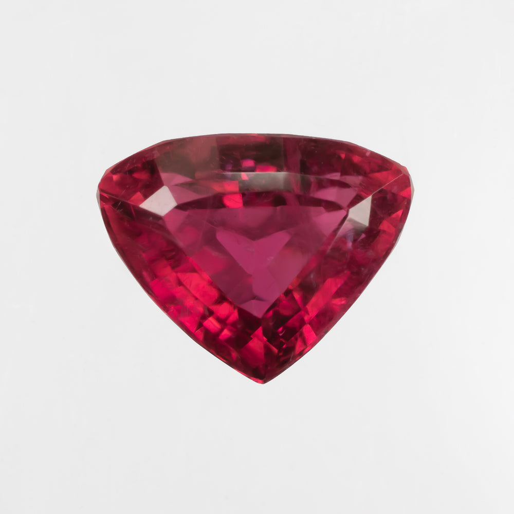 3.05ct RUBELLITE GARNET LOOSE TRILLION SHIELD SHAPE CUT NATURAL RED ...