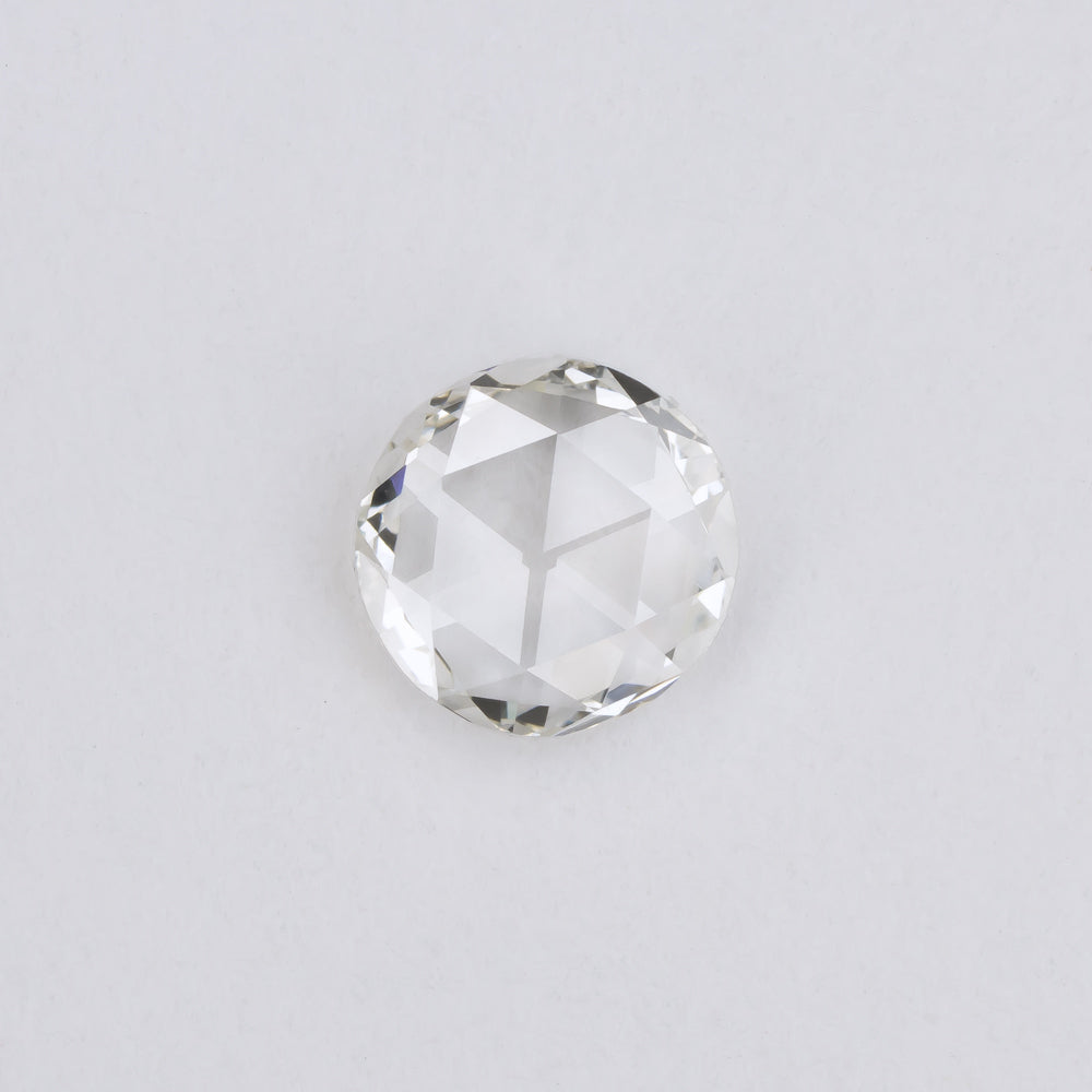 ROSE CUT DIAMOND LOOSE NATURAL EARTH MINED ROUND 0.53ct H VS1 5.5mm 1/2 ...